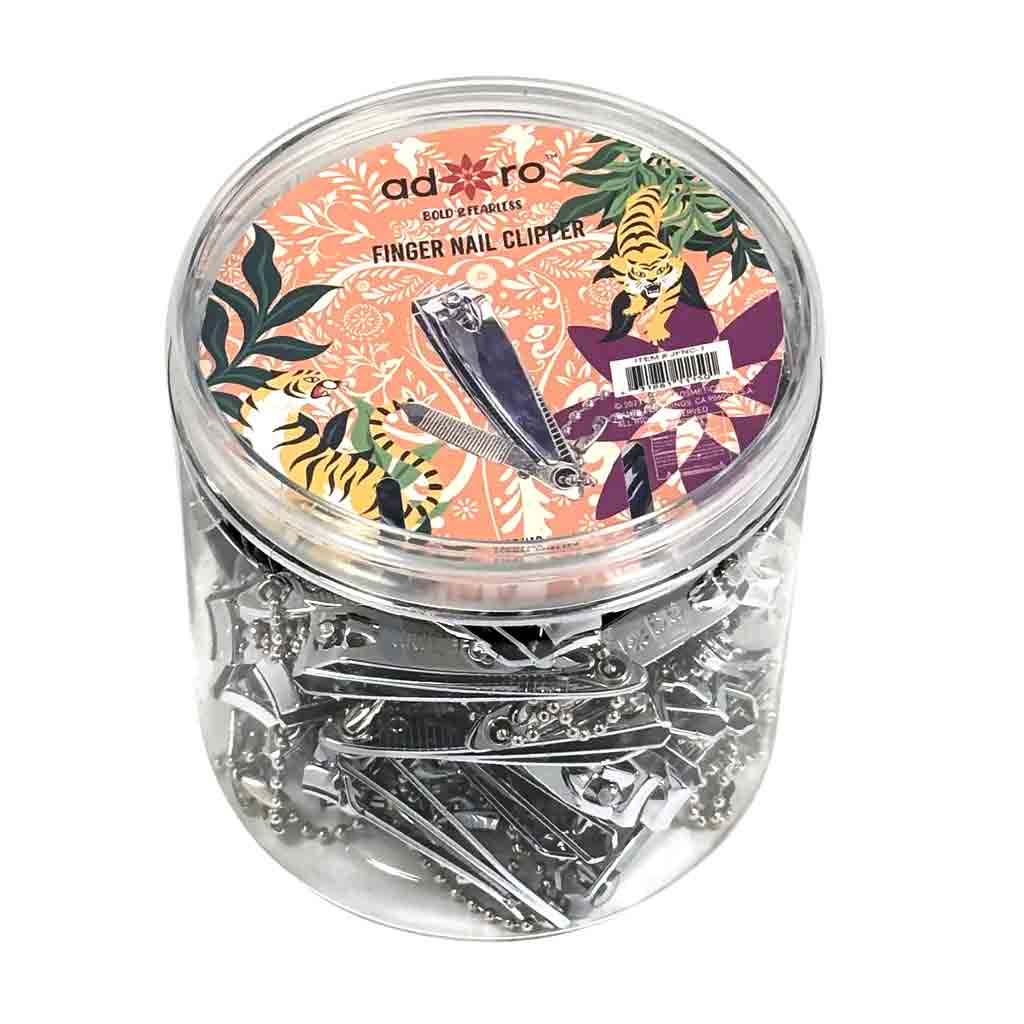 Adoro Nail Clipper w/ Chain & File (72ct) – MATCHBOXBROS.COM