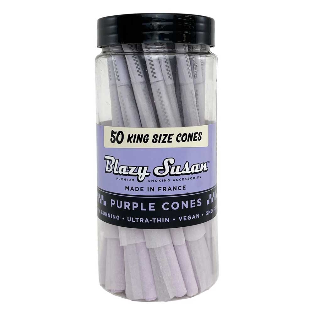 Blazy Susan Purple King Size Pre-Rolled Cones – MATCHBOXBROS.COM