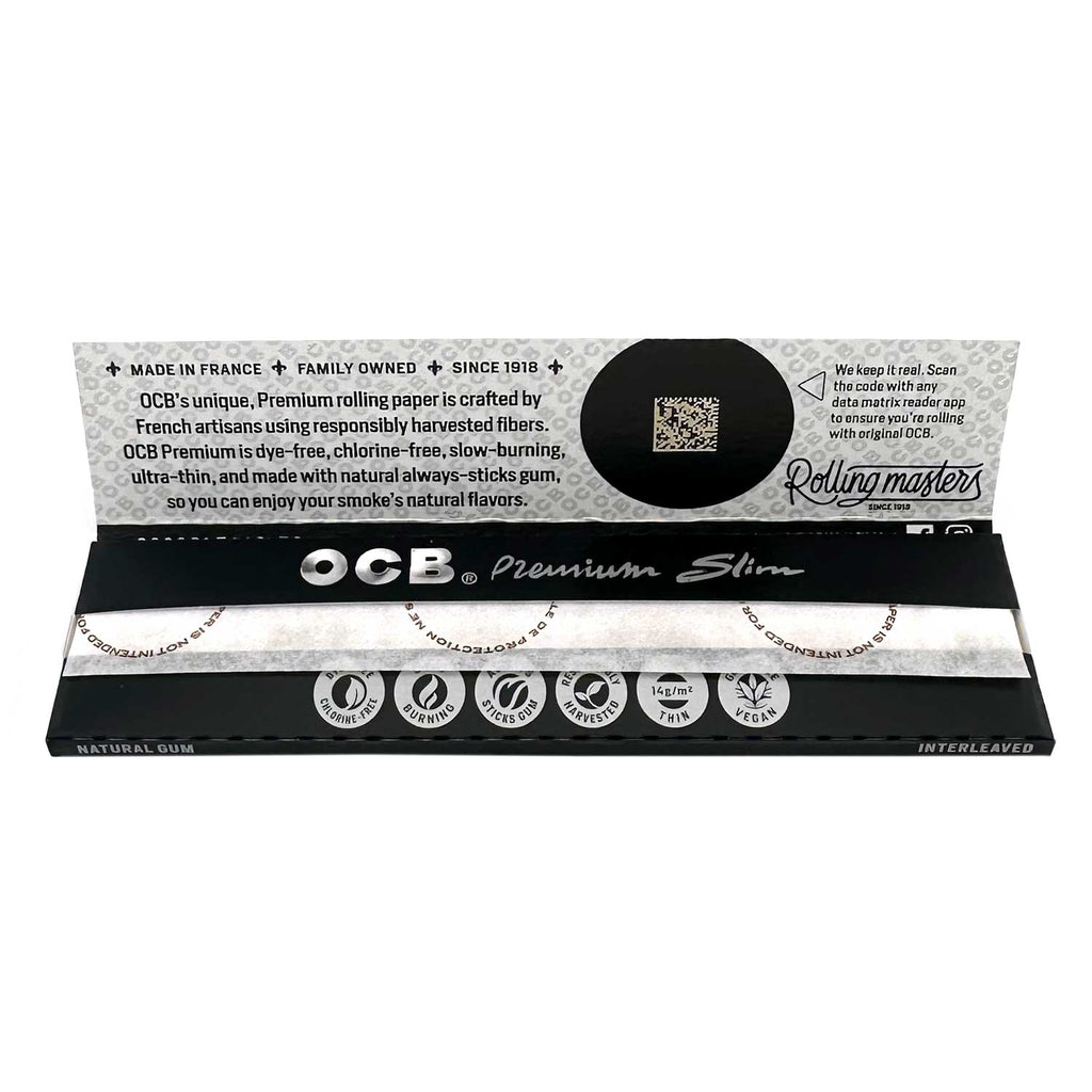 OCB Premium King Slim Rolling Papers | MatchBoxBros
