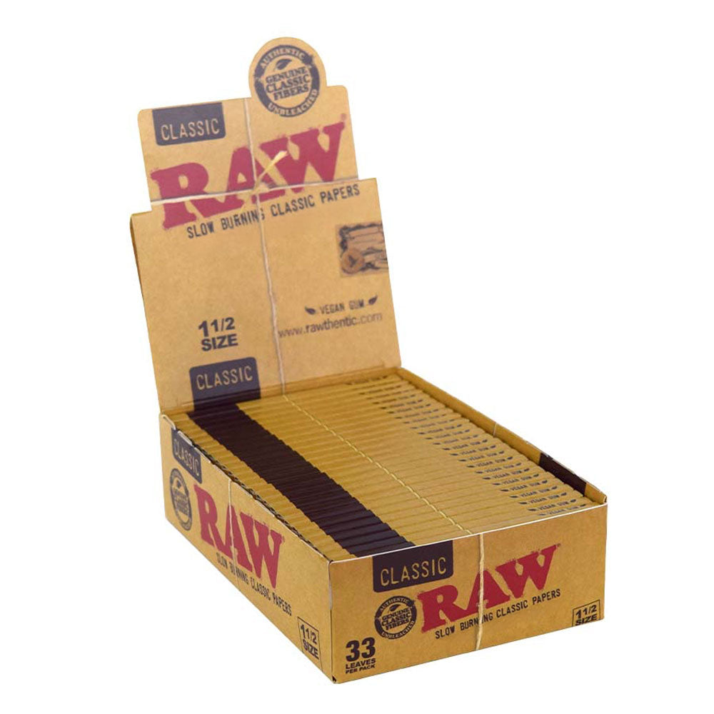 RAW Classic 1 1/2 Rolling Paper | MatchBoxBros