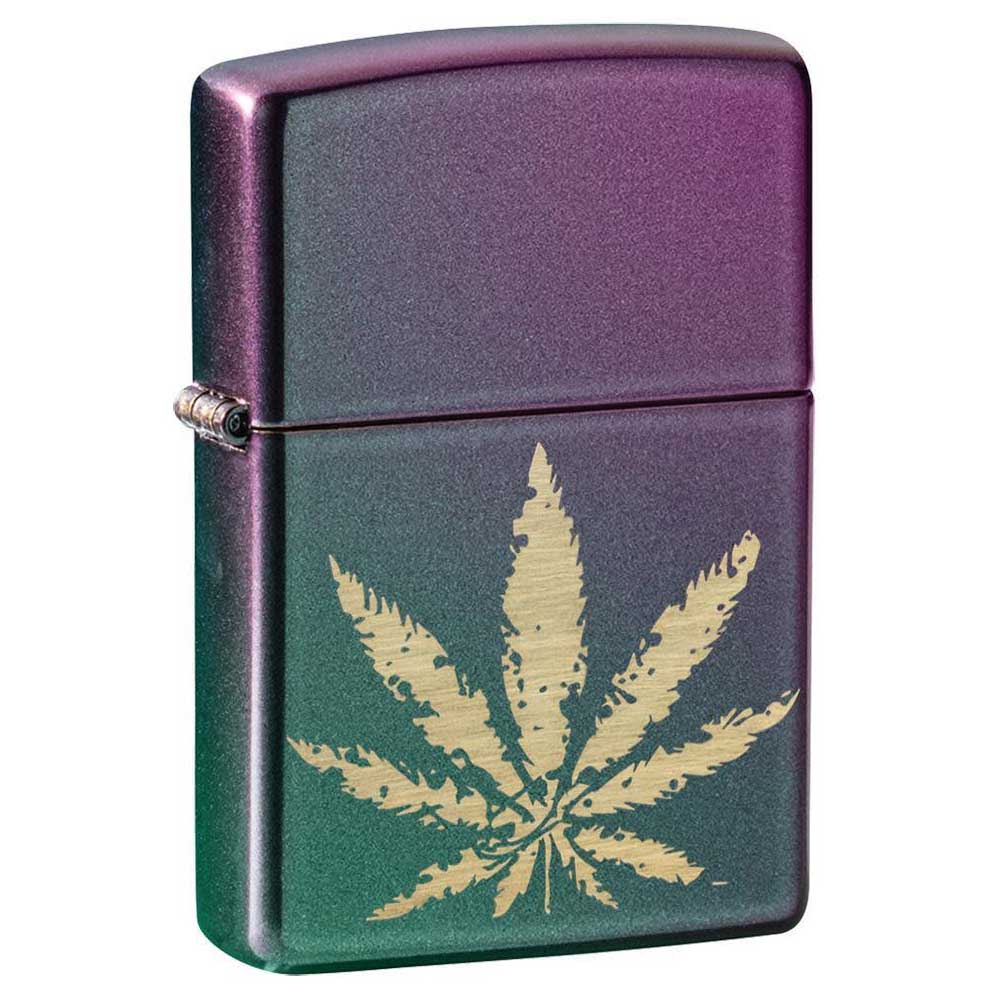 Zippo Iridescent Marijuana Leaf – MATCHBOXBROS.COM